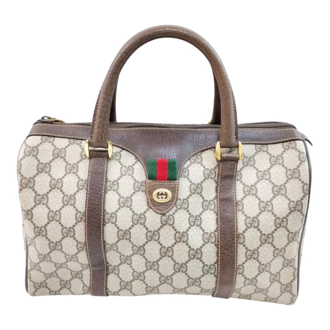 GUCCI Supreme GG Monogram Boston Bag in Mint Condition Authentic - Etsy