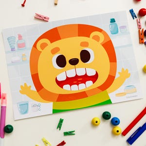 Montessori Toddler Printable "i Can Brush My Teeth". Homeschool ...