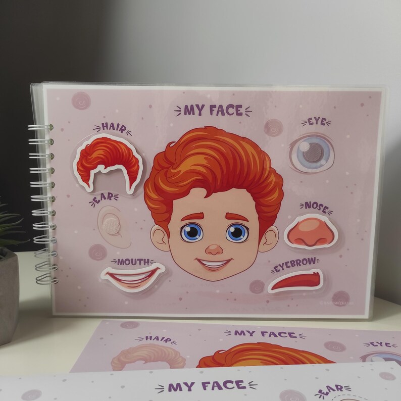 Montessori Activity for Toddlers & Preschoolers - My Face. Educational ...