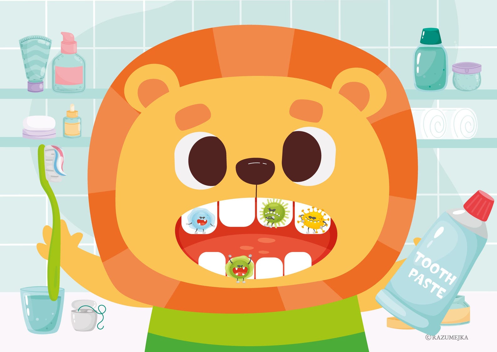 Montessori Toddler Printable i Can Brush My Teeth. Homeschool Learning ...