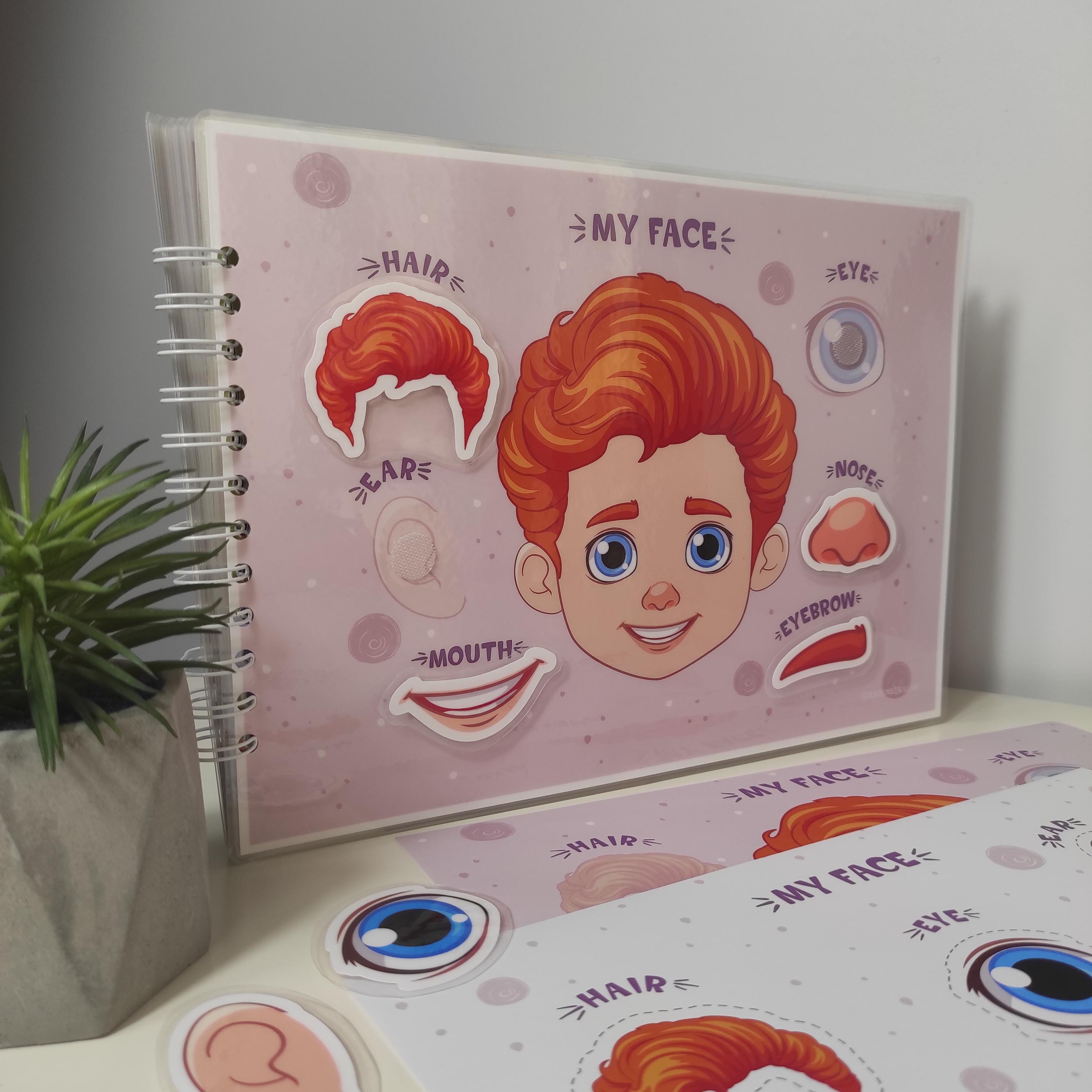 Montessori Activity for Toddlers & Preschoolers - My Face. Educational ...