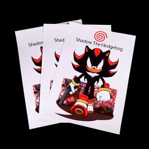 Shadow Dreamcast Poster, A3 Print, Sonic Adventure 2, Magazine Style - Etsy