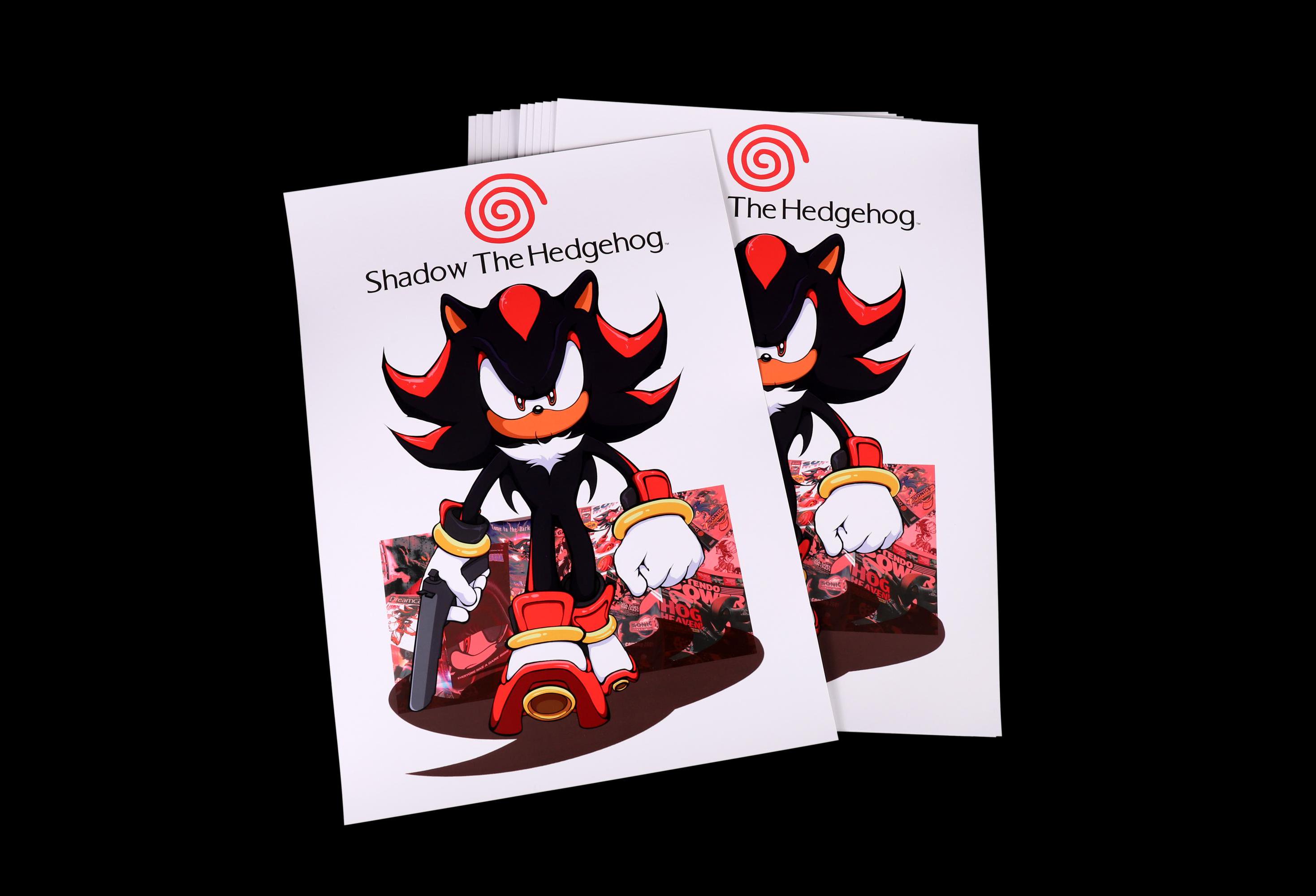 Shadow Dreamcast Poster, A3 Print, Sonic Adventure 2, Magazine Style - Etsy