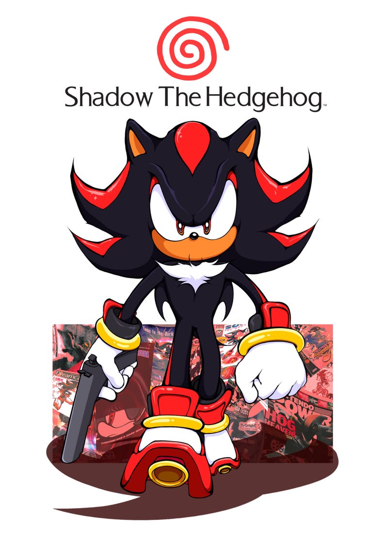 Shadow Dreamcast Poster, A3 Print, Sonic Adventure 2, Magazine Style - Etsy