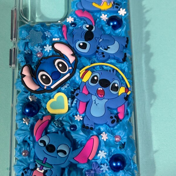 Stitch Junk Phone Case - Etsy