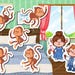 Five Little Monkeys Jumping on the Bed | Nursery Rhyme | Learning Game ...
