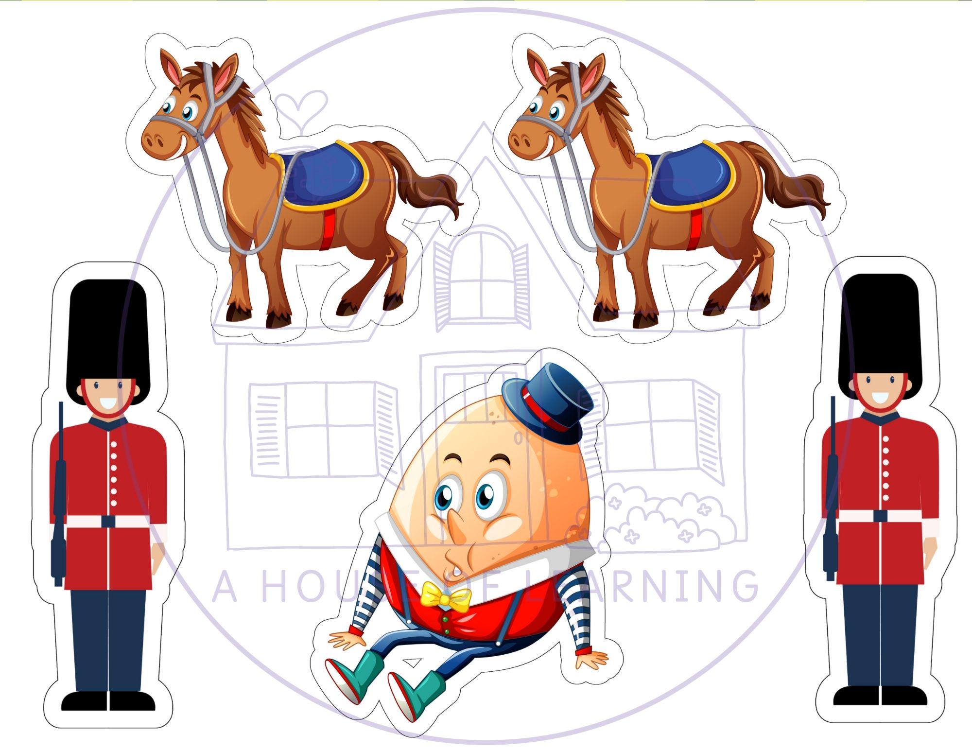 Humpty Dumpty | Nursery Rhyme | Learning Game | Busy Book | File Folder ...