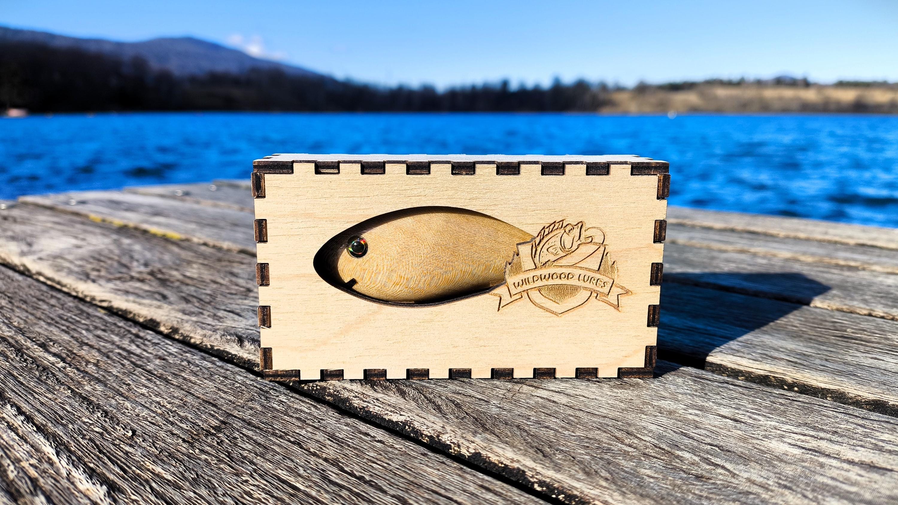 Wooden Fishing Lure, Natural Texture Wooden Fishing Lure - Etsy