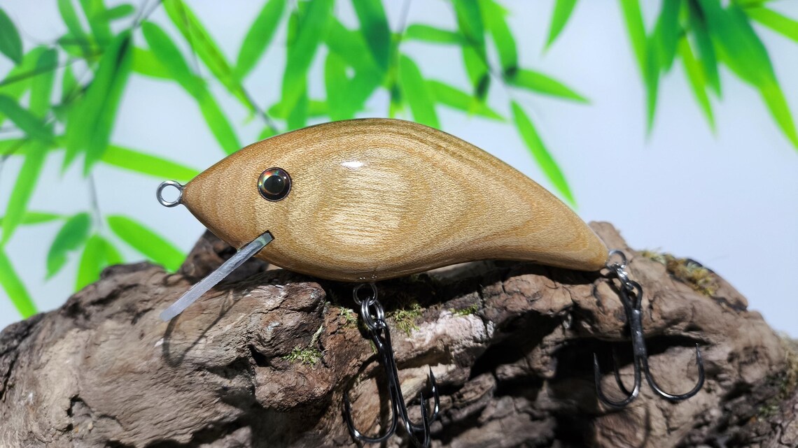 Wooden Fishing Lure, Handmade Walnut Lure - Etsy UK