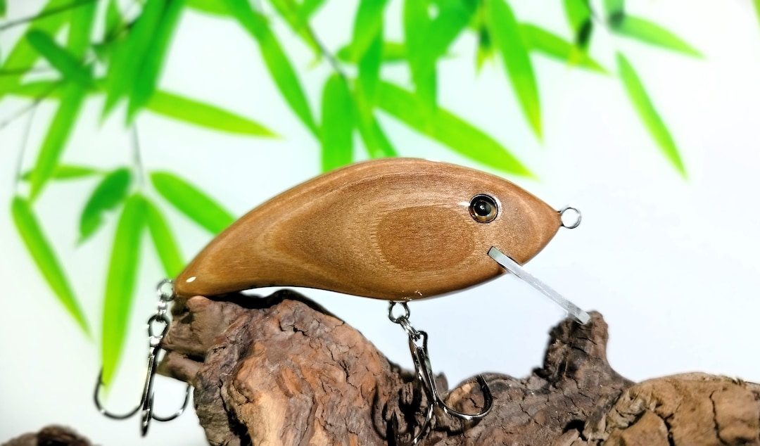 Wooden Crankbait, Handmade Wooden Fishing Lure - Etsy