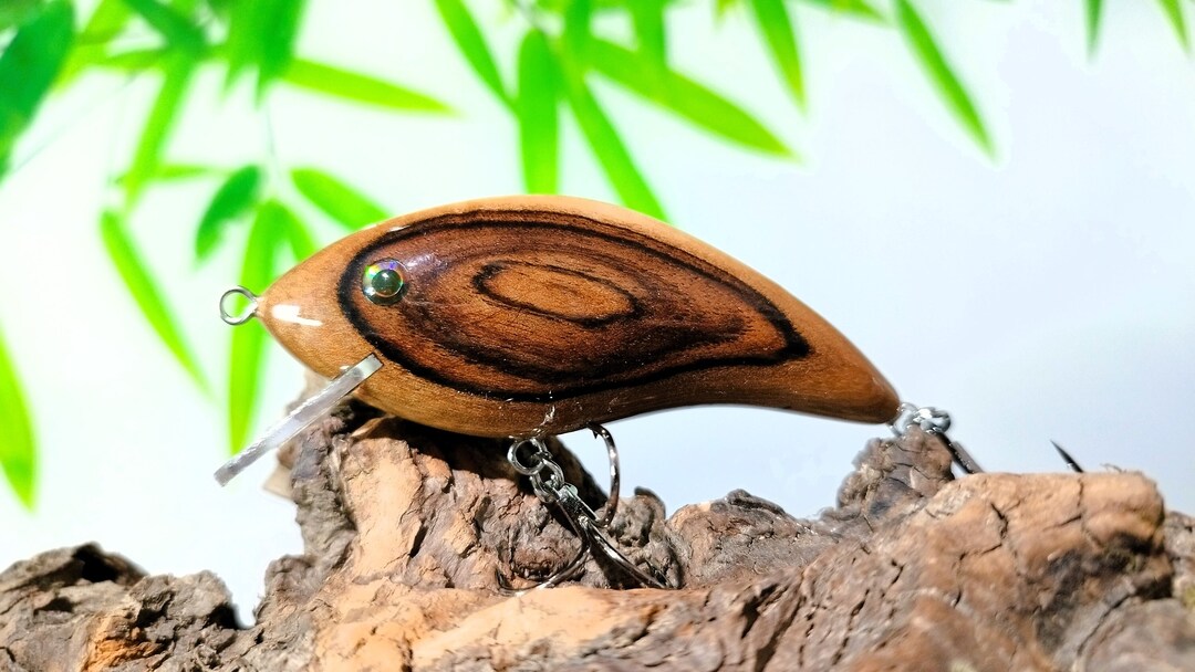 Wooden Fishing Lure, Handmade Fishing Lure, Walnut Wood Fishing Lure - Etsy