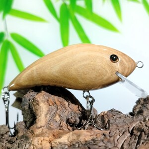 Wooden Fishing Lure, Handmade Fishing Lure, Walnut Wood Fishing Lure - Etsy
