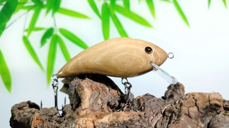 Wooden Fishing Lure, Handmade Fishing Lure, Walnut Wood Fishing Lure - Etsy