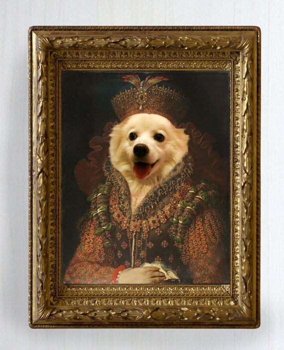 Funny Dog Portrait Custom Dog Painting Dog Portrait Custom | Etsy