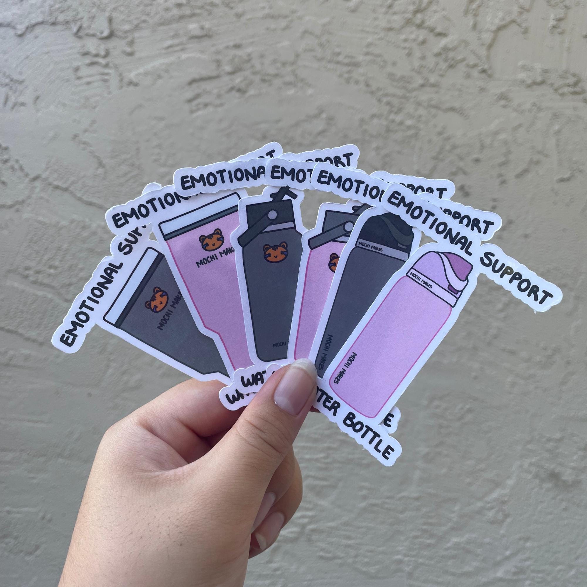 Emotional Support Water Bottle Sticker | Hydroflask, Owala, and Stanley ...