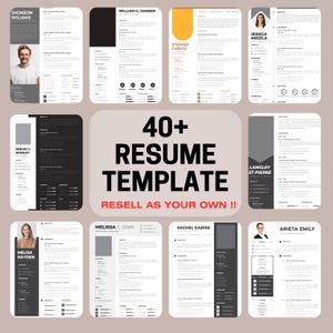 40+ Professional Resume Template for MS Word, Mac Pages, Google Docs ...