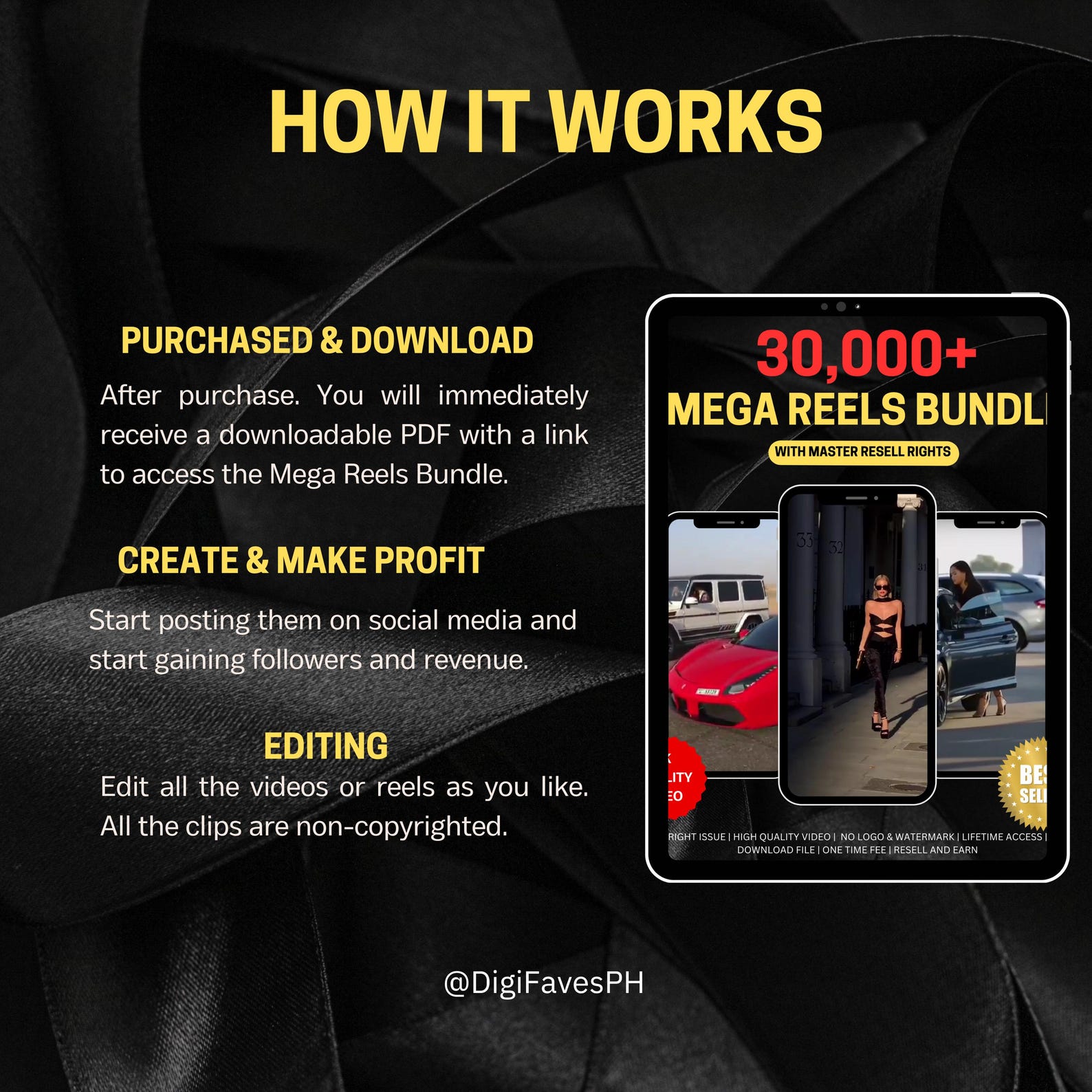 30k+ Mega Reels Bundle, Ready to Resell, Reels Bundle, Aesthetic Reels ...