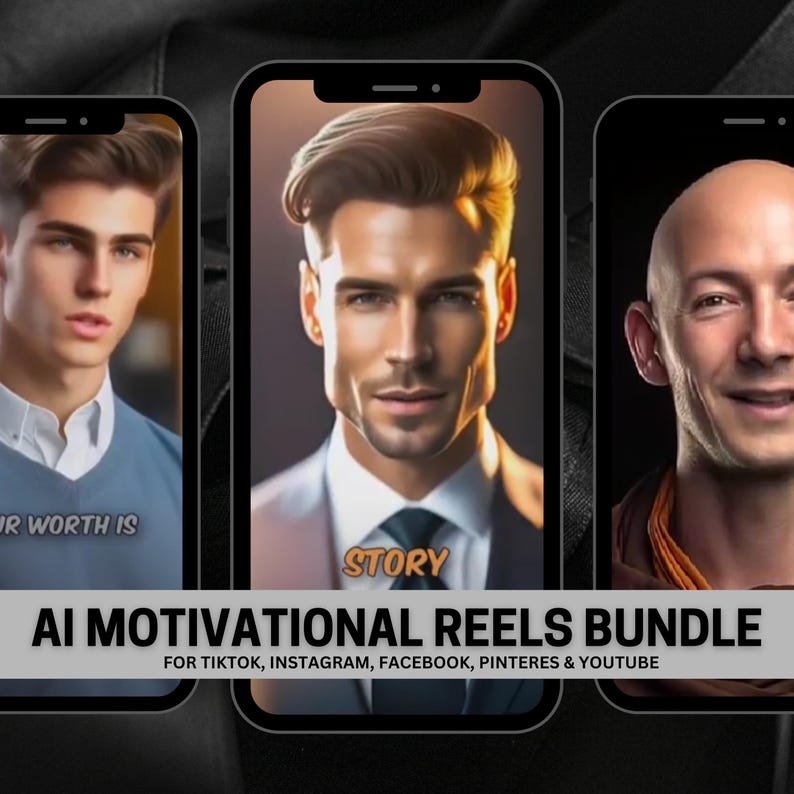 500+ AI Motivational Reels Bundle, Instant Download, Ai Reels Bundle ...