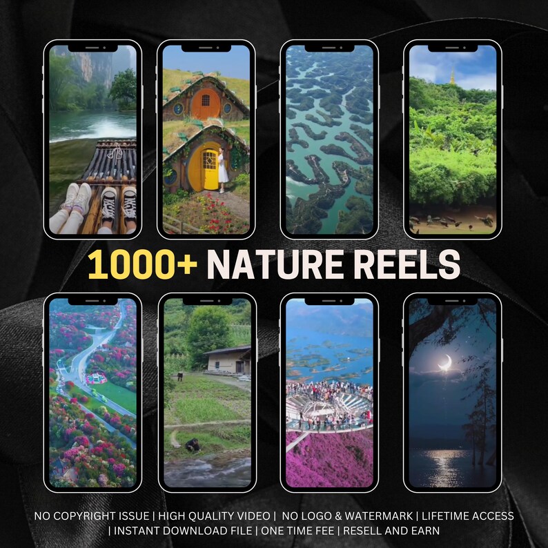30k+ Mega Reels Bundle, Ready to Resell, Reels Bundle, Aesthetic Reels ...