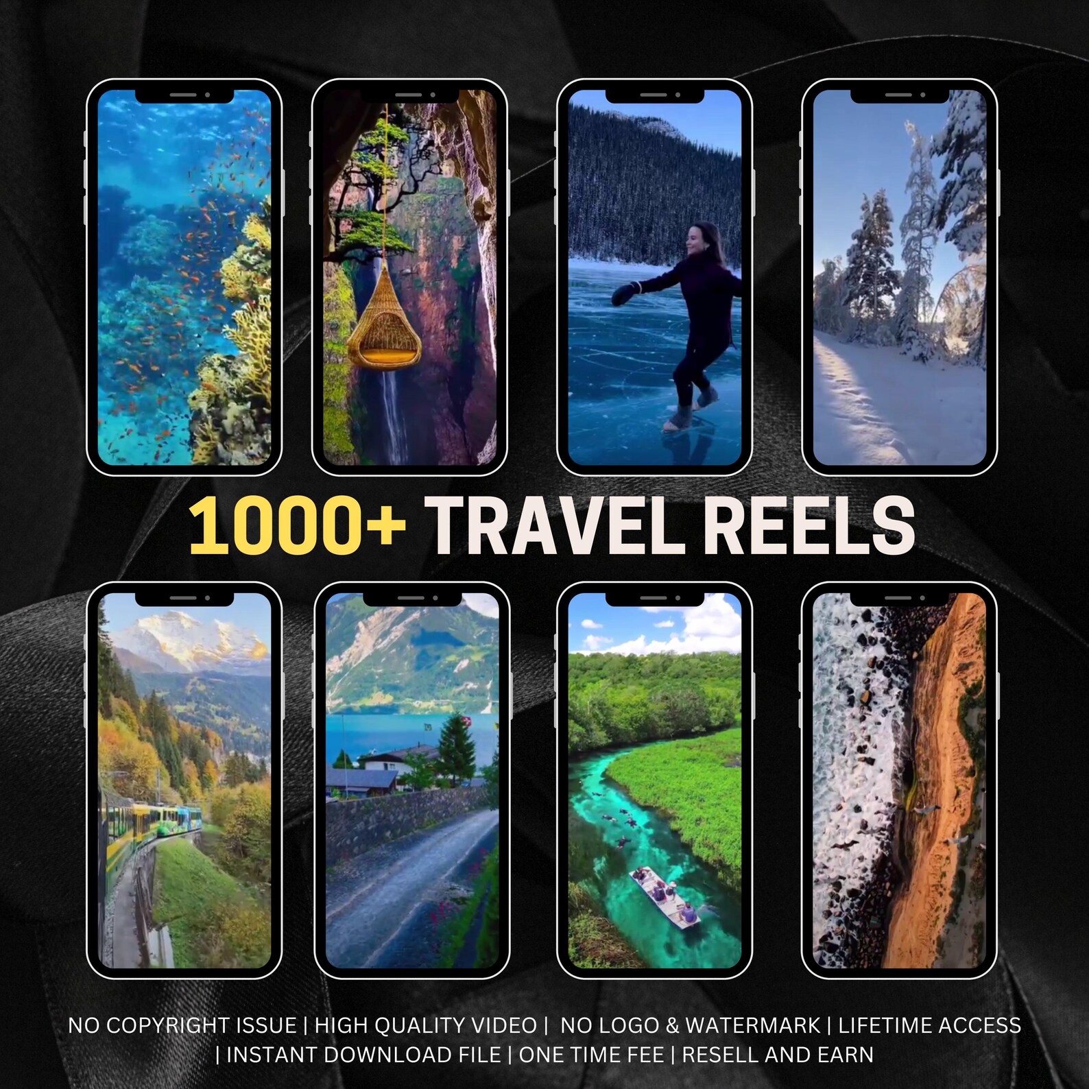 30k+ Mega Reels Bundle, Ready to Resell, Reels Bundle, Aesthetic Reels ...