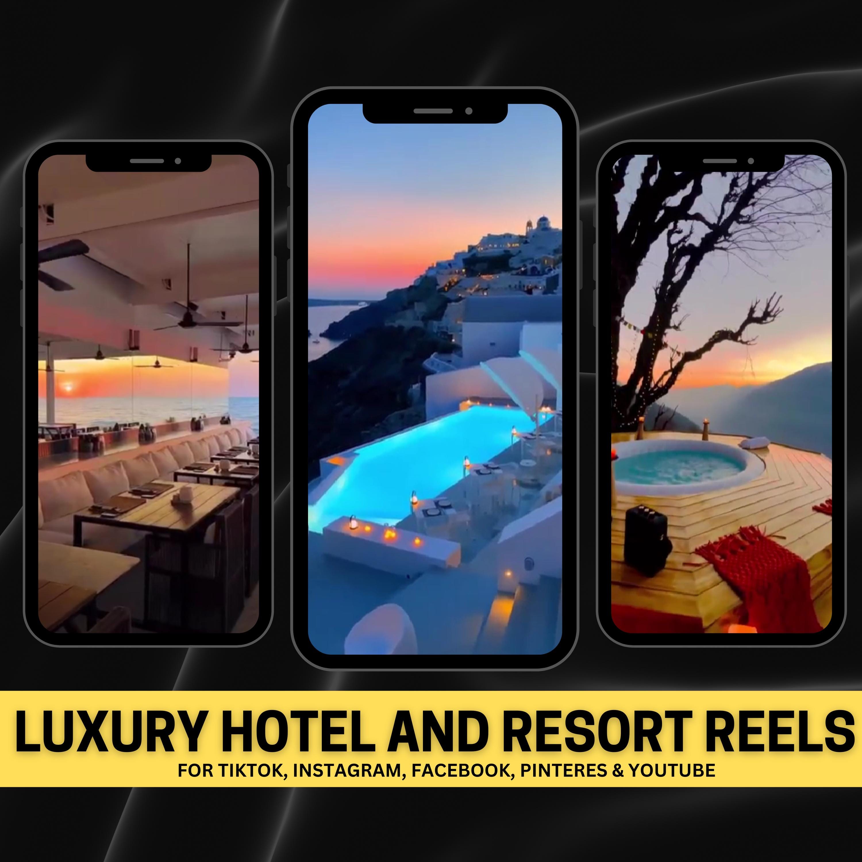500+ Faceless Luxury Hotel and Resort, Travel Reels, Tiktok & Instagram ...