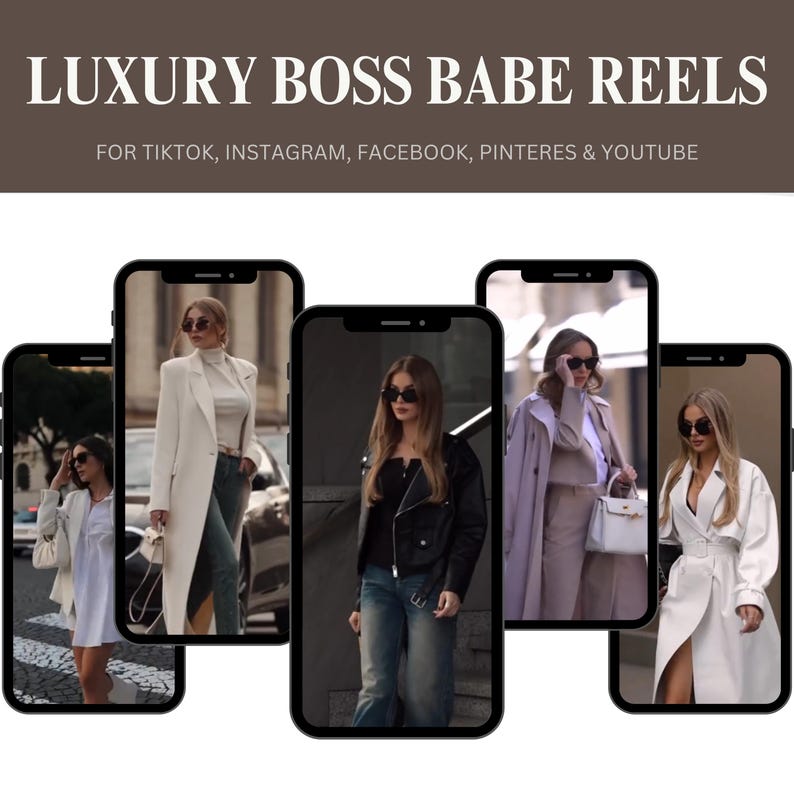 2000+ Luxury Aesthetic Boss Babe Reels Bundle, Faceless Marketing ...