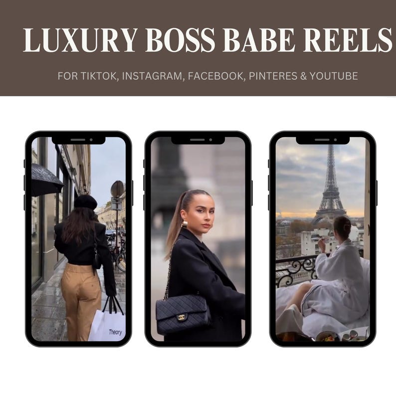 2000+ Luxury Aesthetic Boss Babe Reels Bundle, Faceless Marketing, Digital Marketing, Master ...