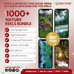 30,000+ Mega Reels Bundle - Faceless Reels | Premium Luxury Reels ...