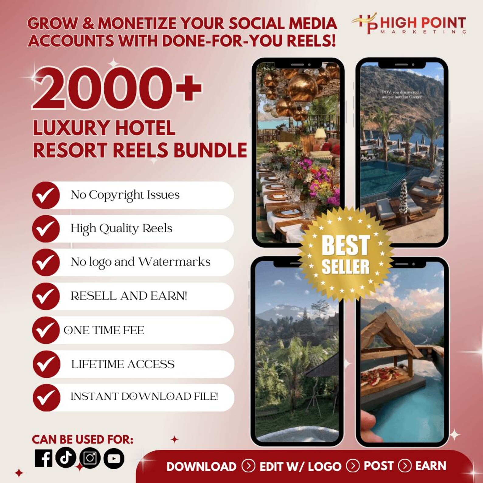 30,000+ Mega Reels Bundle - Faceless Reels | Premium Luxury Reels ...