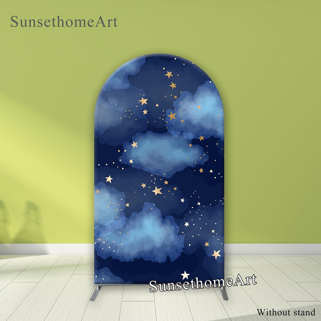 Starry Sky Arch Photo Backdrop Cover Twinkle Twinkle Little Star ...