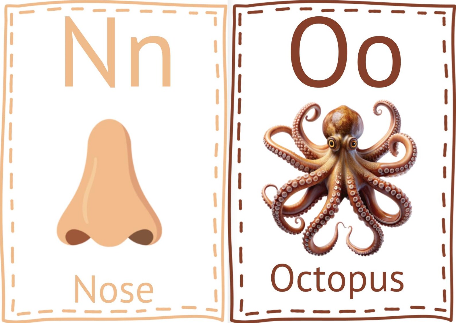 Printable ABC Flashcards | Digital Alphabet Cards for Kids - Etsy