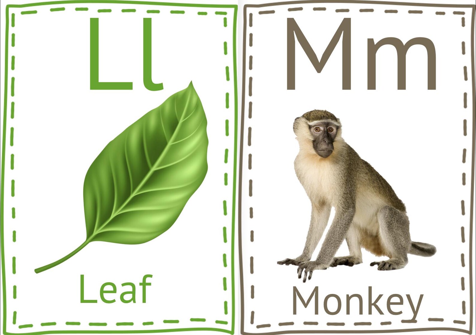 Printable ABC Flashcards | Digital Alphabet Cards for Kids - Etsy