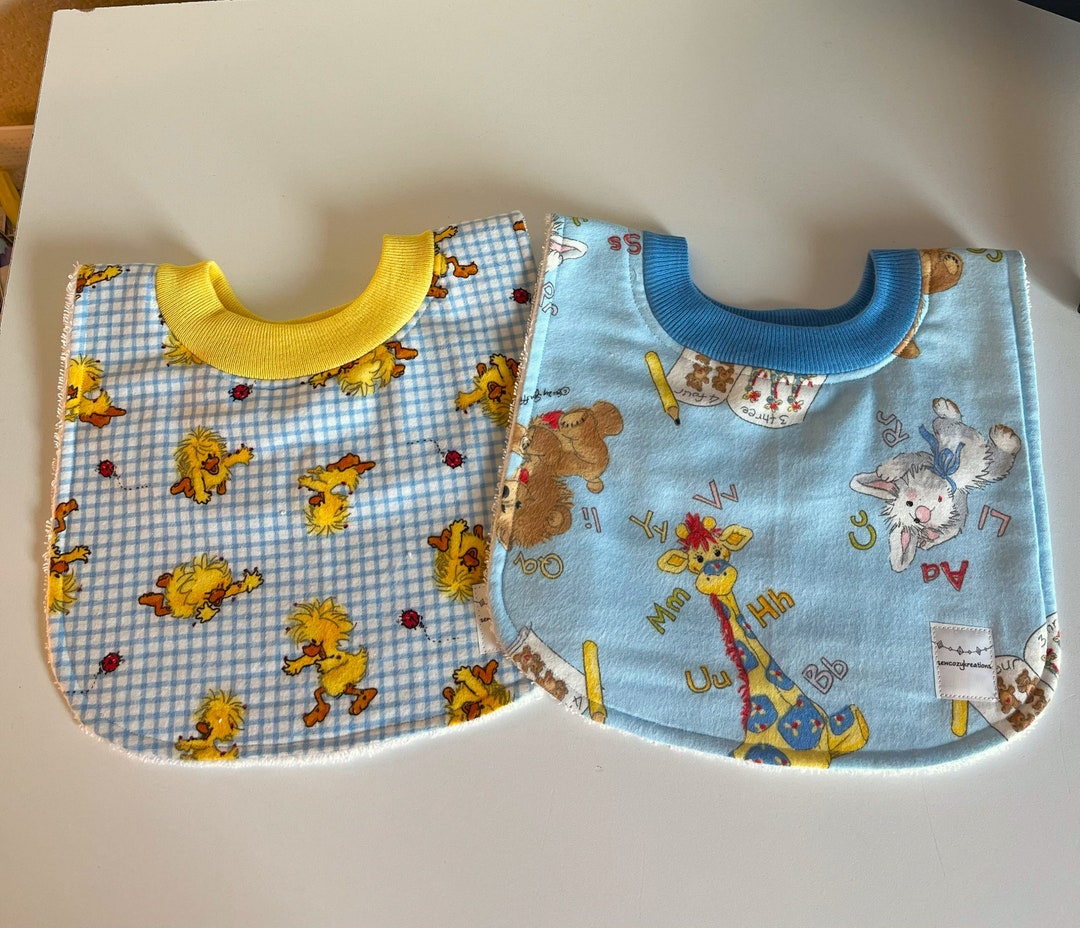 Suzy Zoo Baby Pull Over Feeding Bib, Set of 2 - Etsy