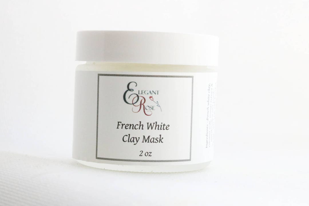 French White Clay Mask - Hydrating Clay Mask - Facial Mask - Face Mask ...
