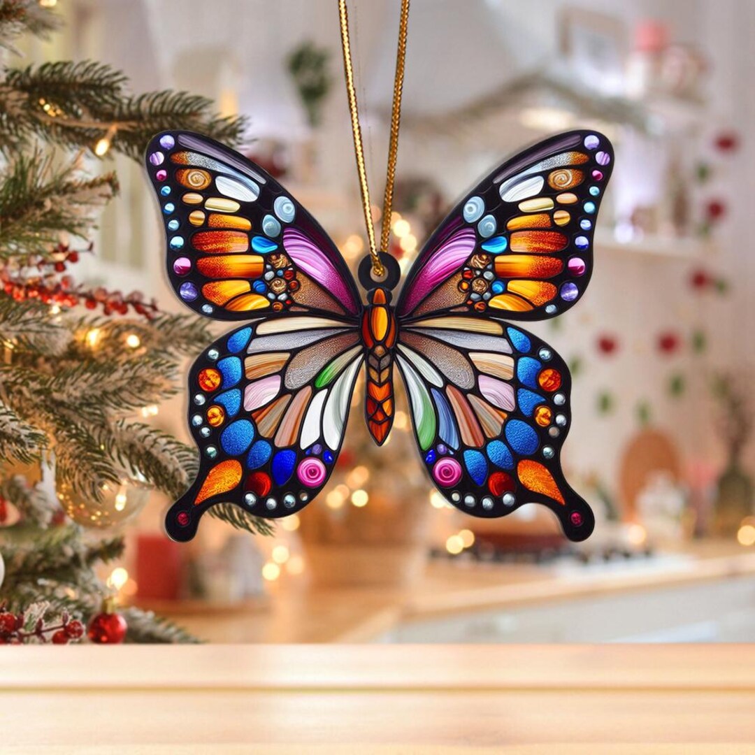 Butterfly Ornament, Butterfly Christmas Ornament, Butterfly Lovers Gift ...