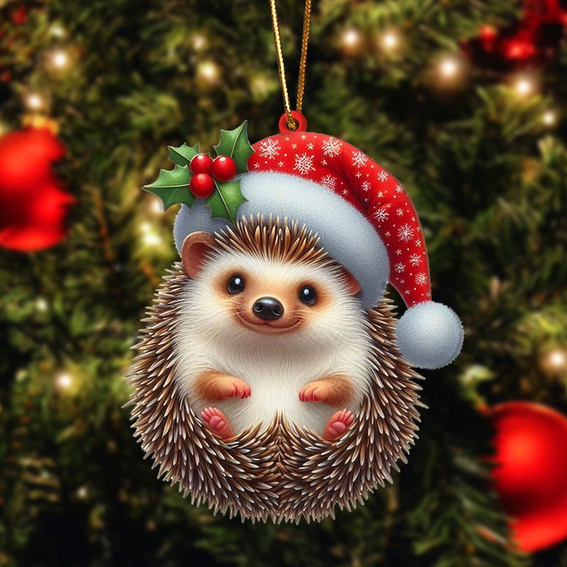 Hedgehog Ornament - Etsy