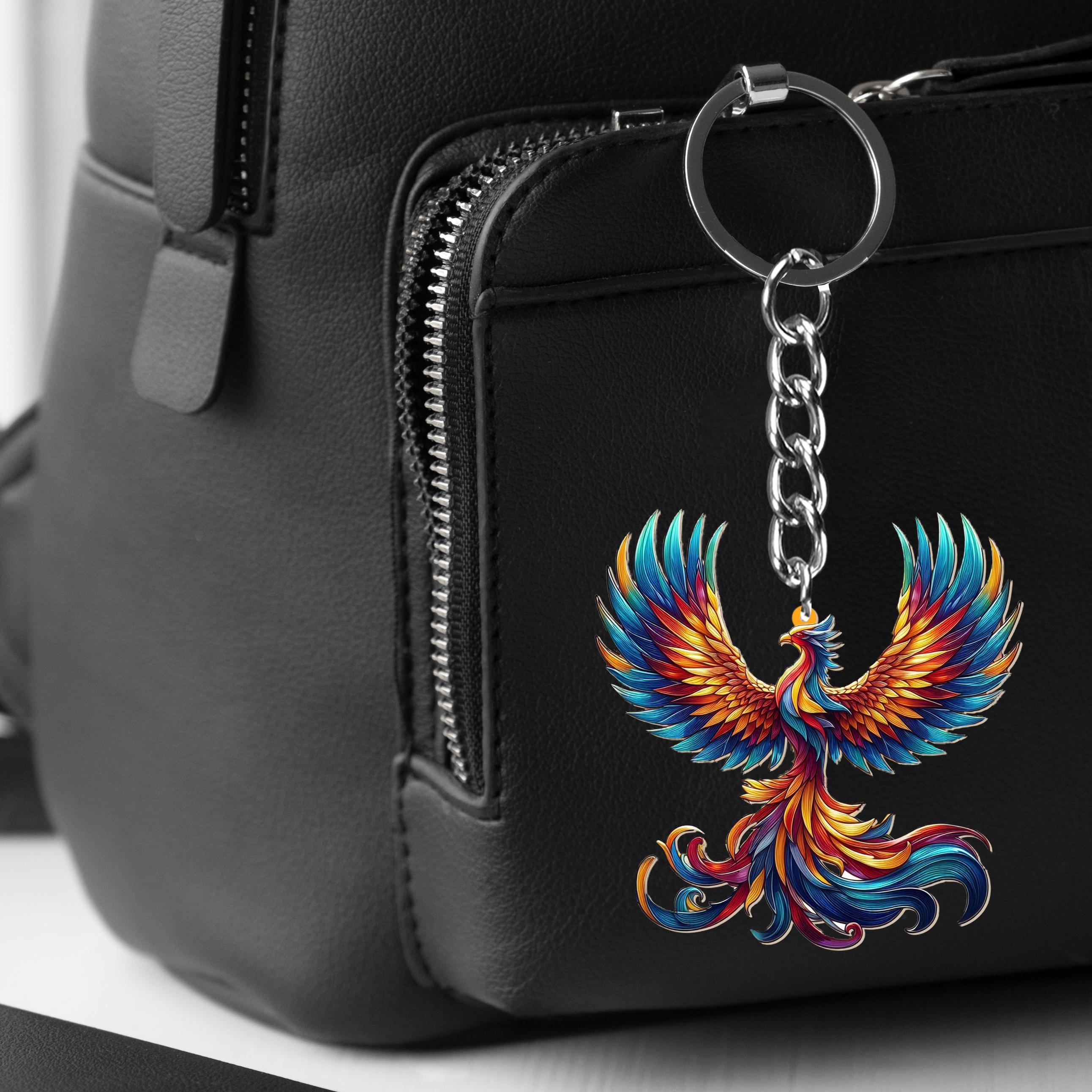 Phoenix Acrylic Keychain, Phoenix Lover Gift, Phoenix Accessories ...