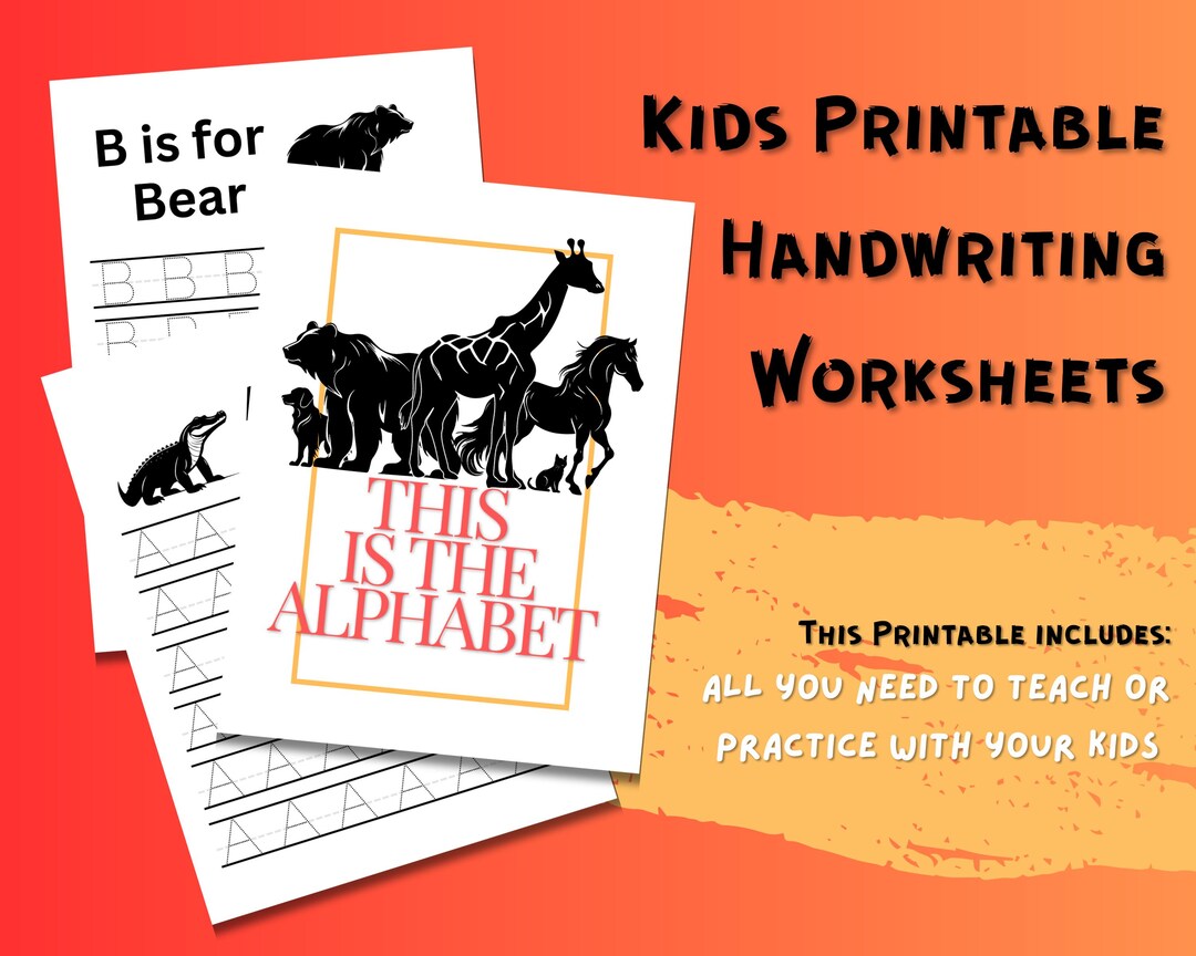 Alphabet Printables|letter Worksheets|abc Printables|preschool Alphabet ...