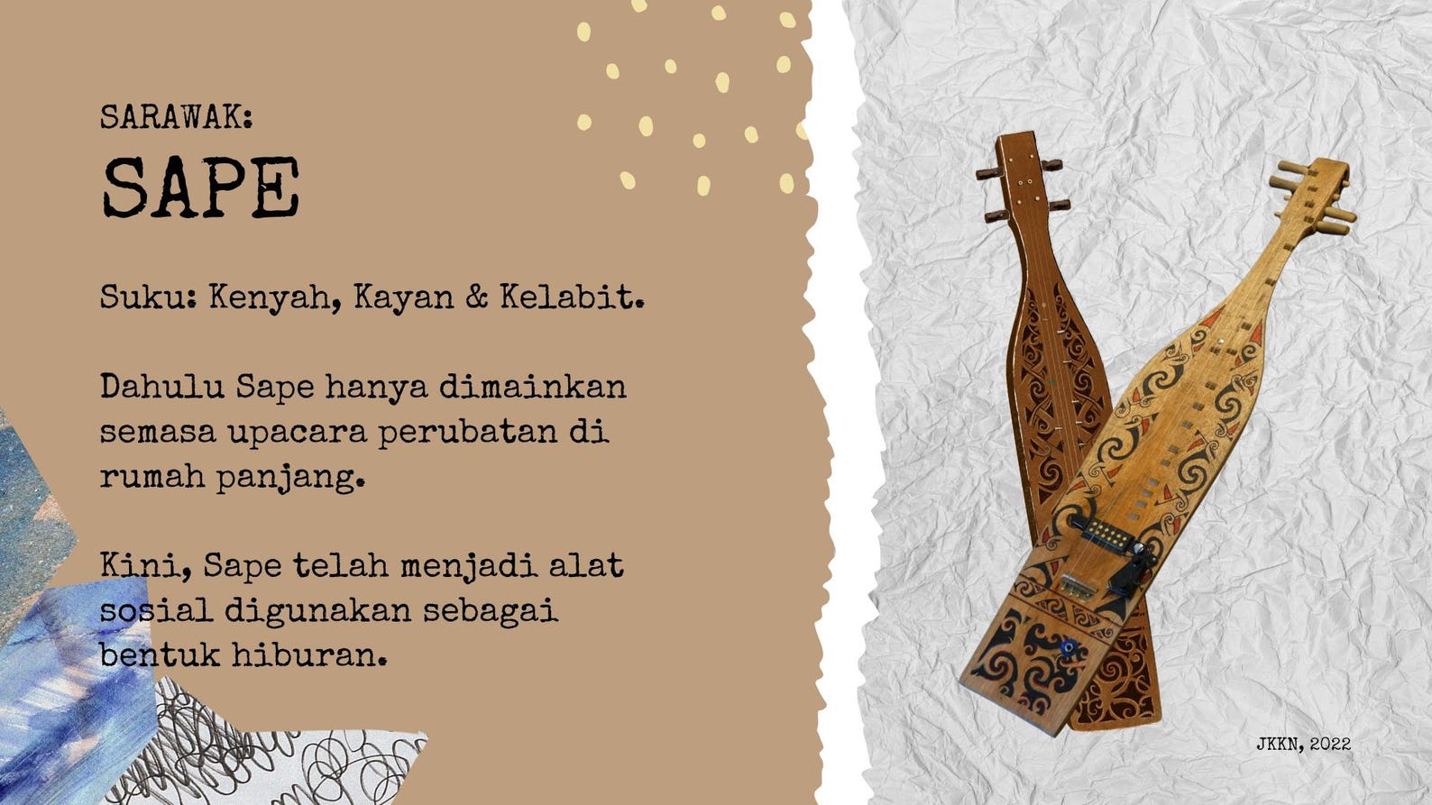 Minimalist Educational Presentation Designs Alat Muzik Tradisional ...