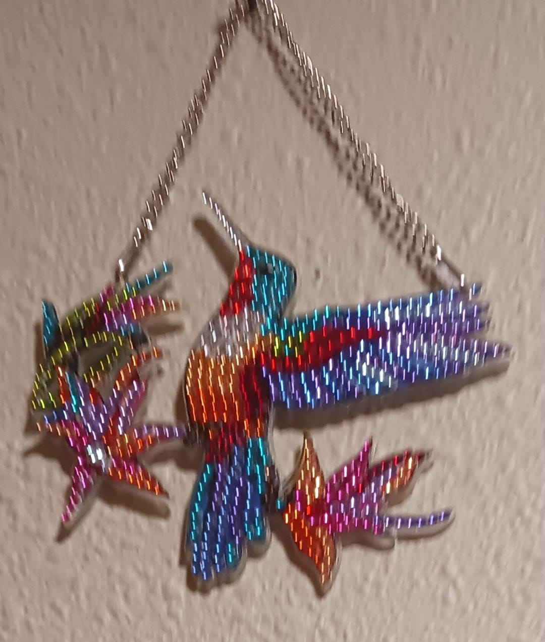Sparkling Hummingbird Diamond Art Wall Hanging: Home Decor Gift - Etsy