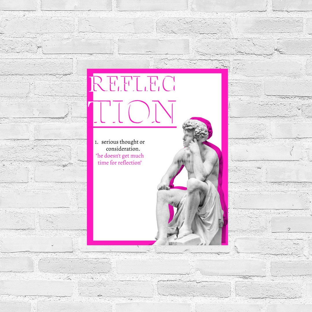 16x20, Reflection, Statue Poster - Etsy