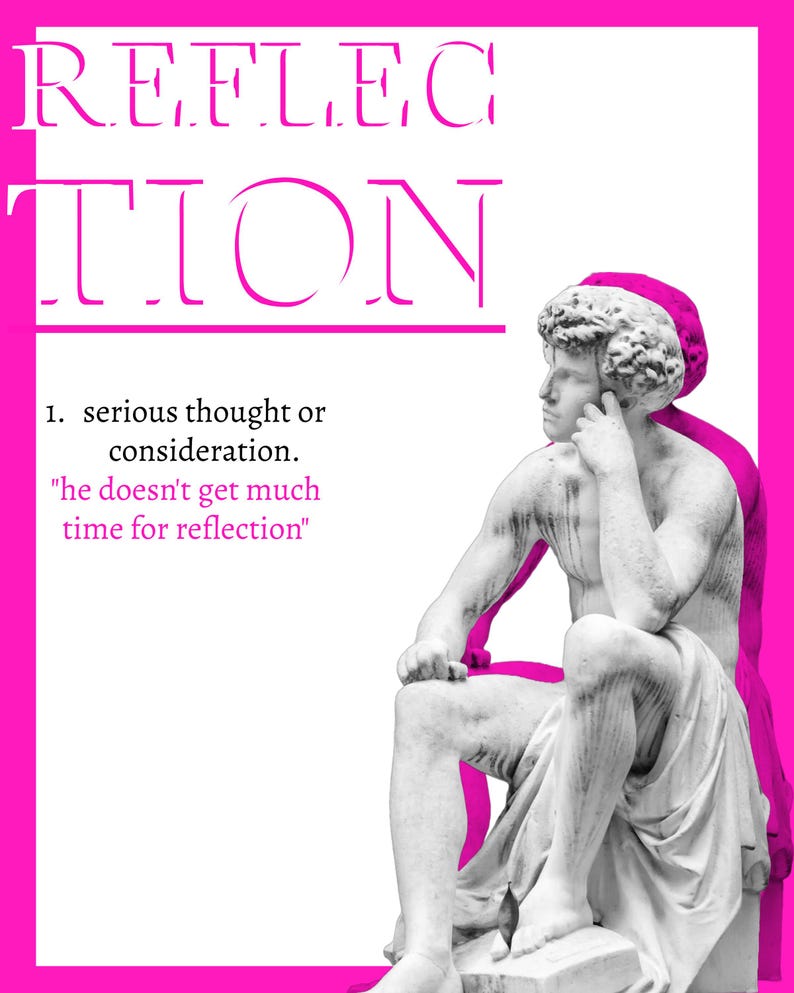 16x20, Reflection, Statue Poster - Etsy