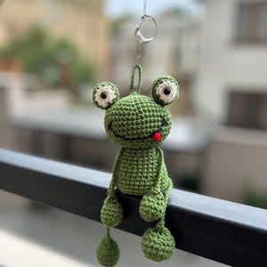 DIY Baby Frog Keychain, Cute Keychain, Crochet KIT, Bag Charm ...