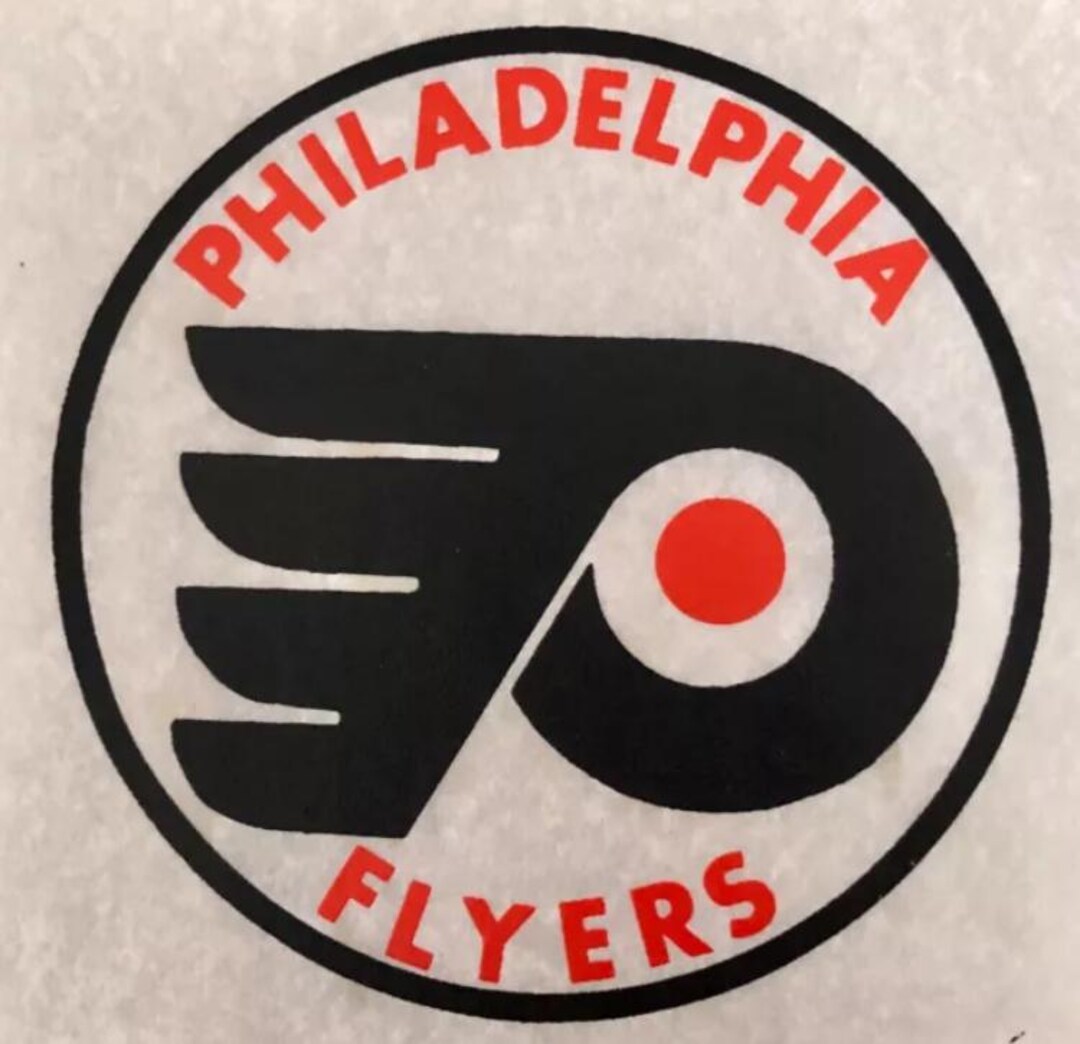 Original Vintage 1970s Philadelphia Flyers NHL Hockey Iron on Transfer ...
