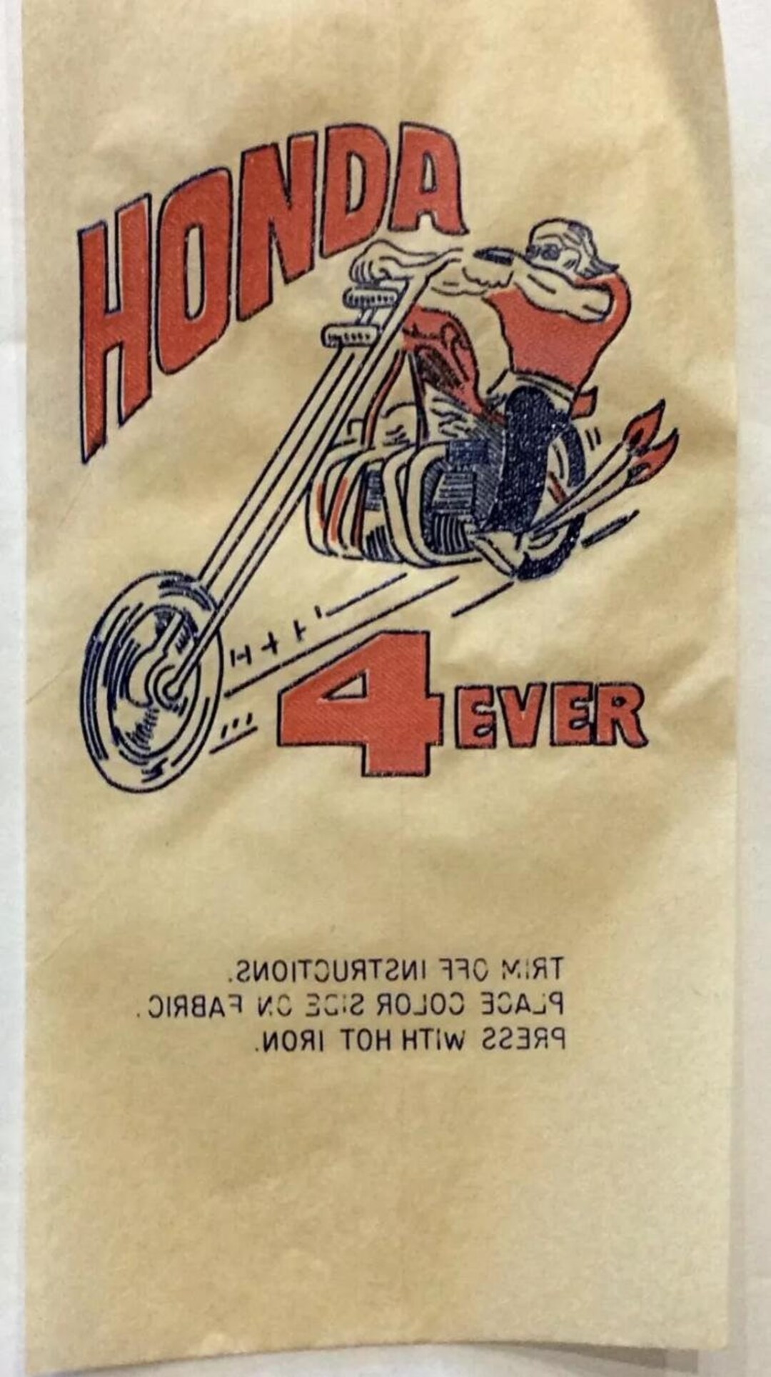Original Vintage 1960s Hionda 4 Ever Motorcycle Chopper Biker Dude Mini ...