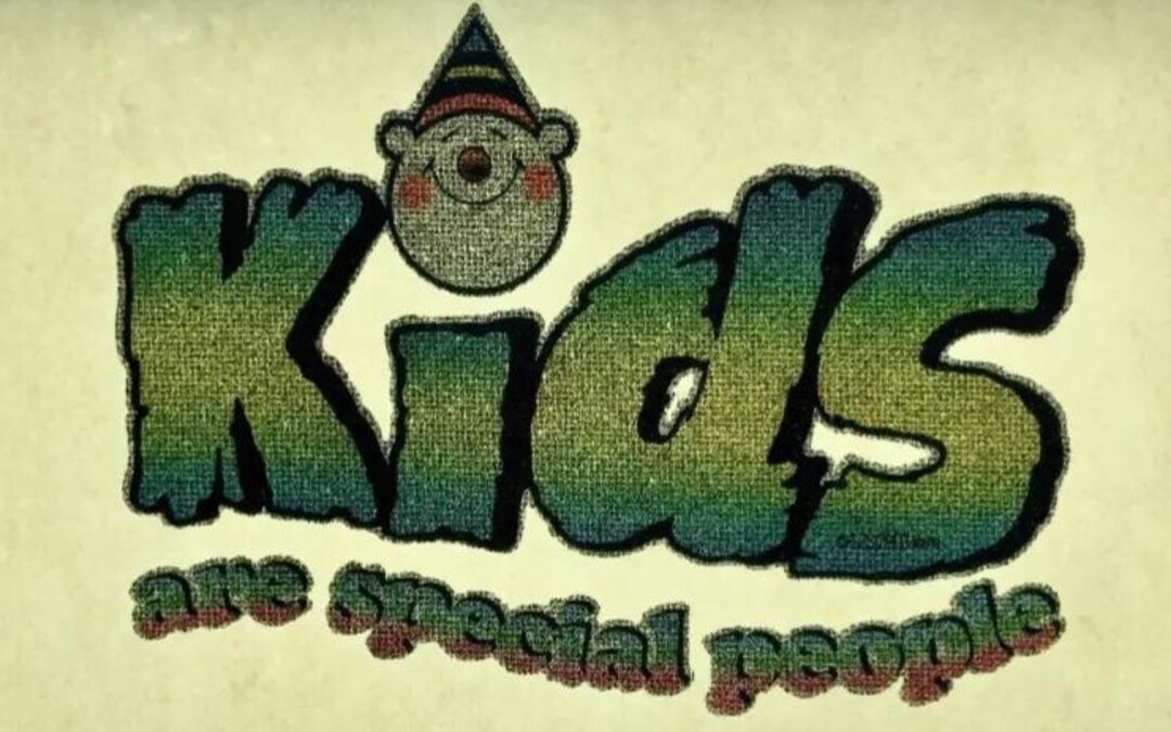 Vintage 1975 'kids Are Special People' Clown Glitter Iron on Transfer ...