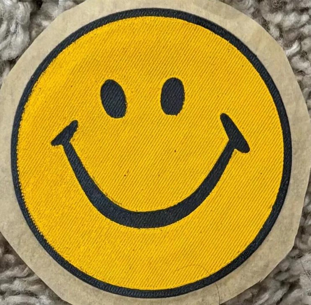 Original Vintage 1960s Smilie Smile Happy Smiley Face Mini Iron on ...