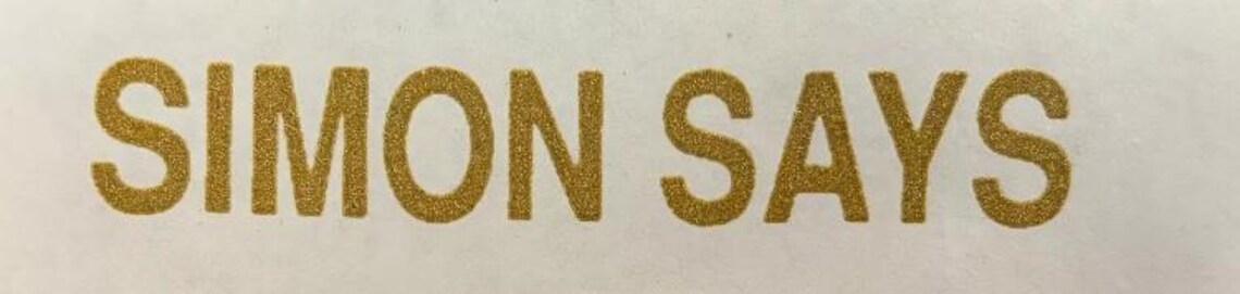 Original Vintage 70s Simon Says Mini Iron on Transfer - Etsy