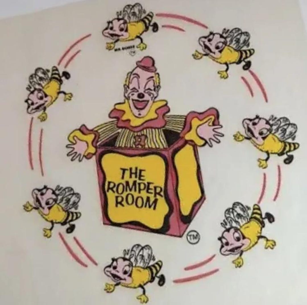 Original Vintage 1960s Romper Room Kids TV Show Iron on Transfer - Etsy