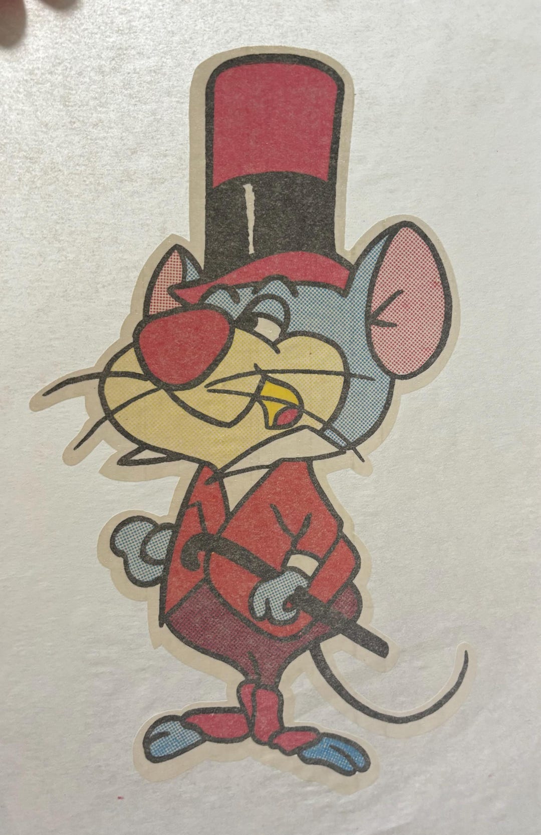 Original Vintage 70s Tom and Jerry Cigar Smoking Mouse and Cat Iron on ...